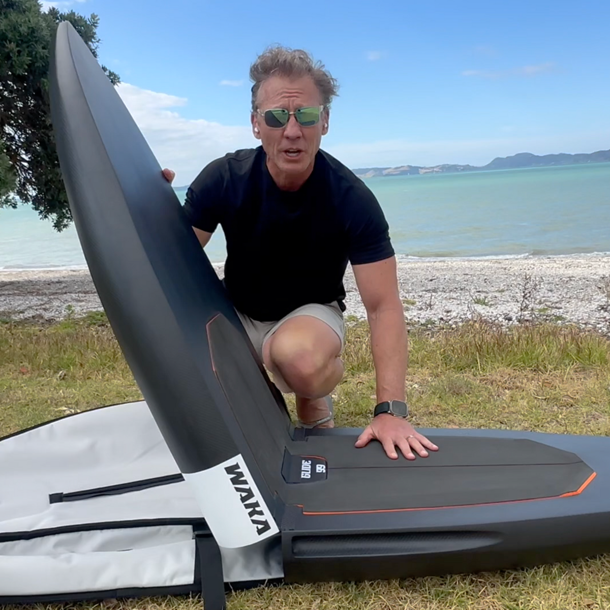 First Look: The New WAKA Glide Mid-Length Folding Foil Board